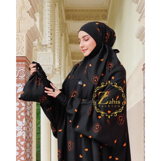 new design Telekung jubah traveling corak exclusive limited collection ...