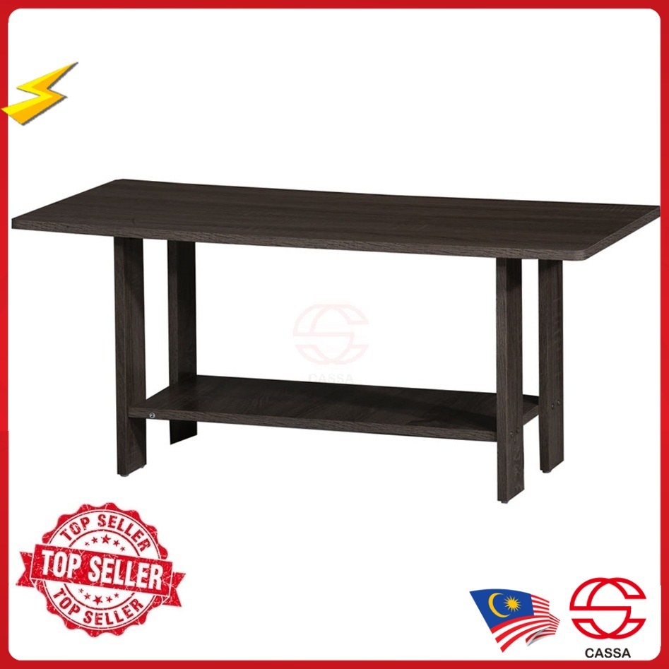 Cassa Linda Square Rectangular Magazine Coffee Table ( Dark Brown ...