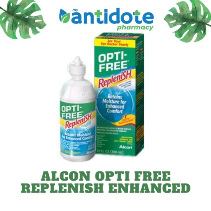 ALCON OPTI-FREE REPLENISH ENHANCED COMFORT 300ML | Shopee Malaysia