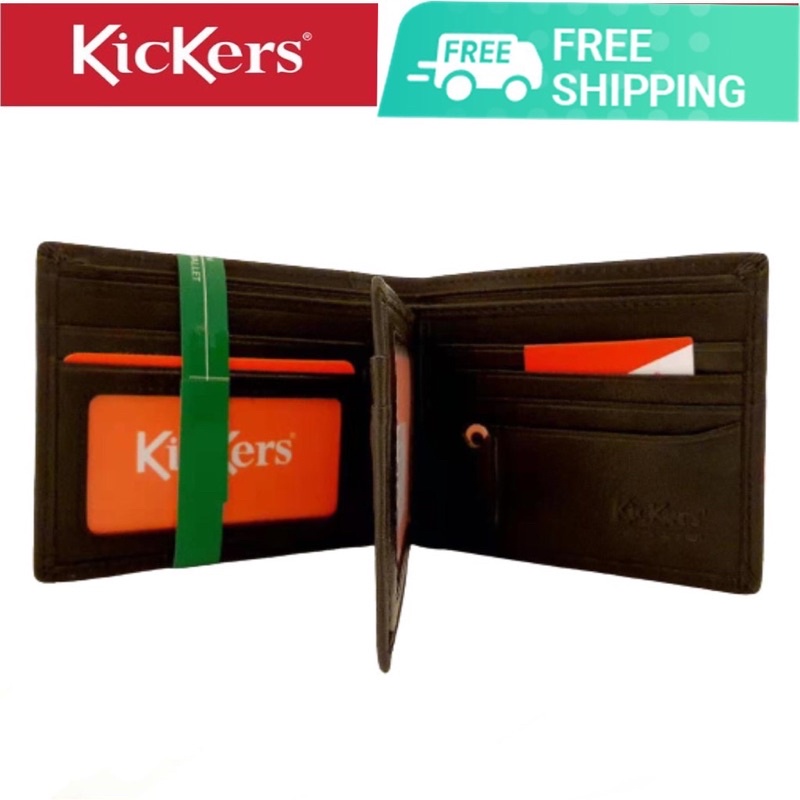 ORIGINAL BRAND KICKERS 100% LEATHER (LIMITED EDITION WALLET) | Shopee ...