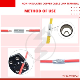 Cable Link Copper Cable Joint 1.5mm 2.5mm 4mm 6mm 10mm 16mm 25mm 35mm ...