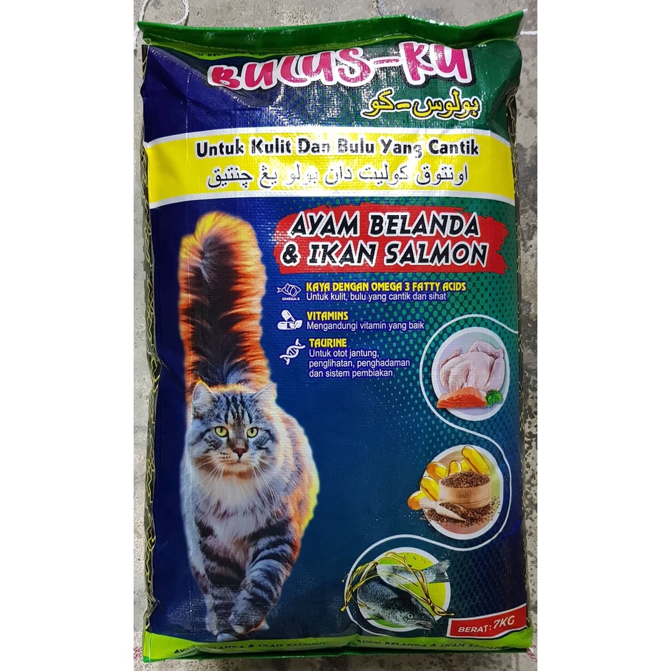 [100% ORIGINAL] 7kg BULUS-KU Ayam Belanda & Ikan Salmon Turkey & Salmon ...