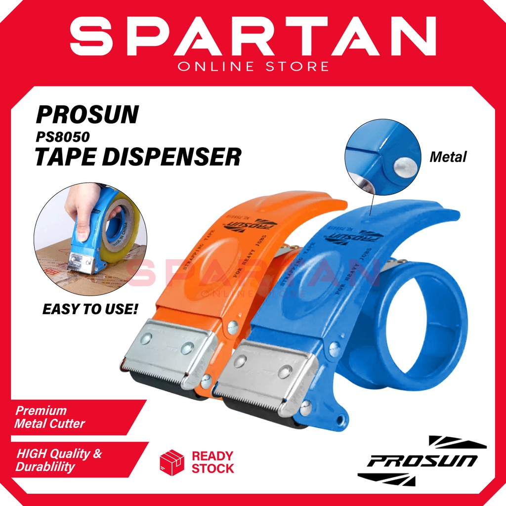 PROSUN 48MM Tape Cutter Dispenser Heavy Duty High Quality Metal OPP ...