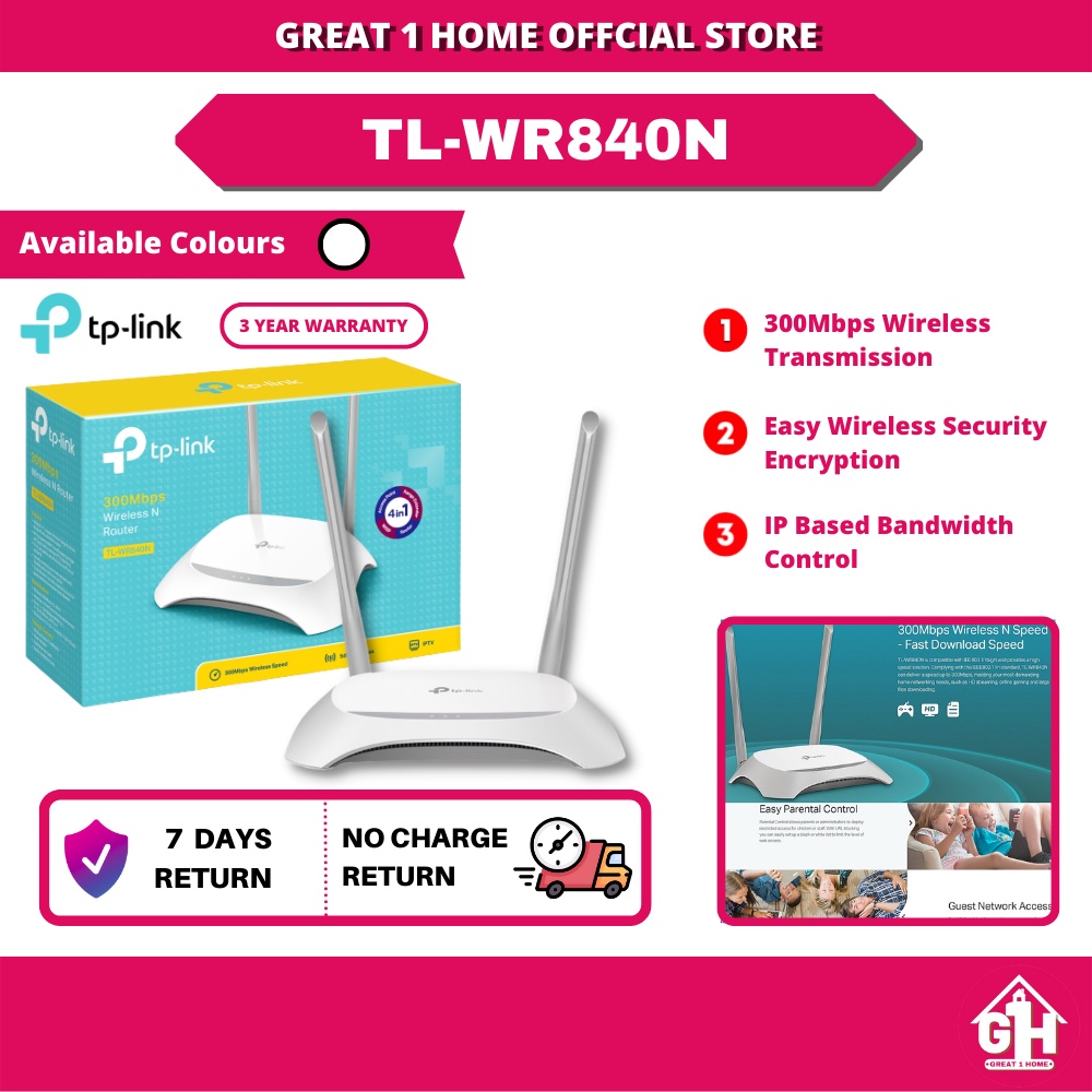 TP-Link Wireless N300 Unifi Wifi Router TL-WR840N Access Point/Repeater ... TP-Link Wireless N300 Unifi Wifi Router TL-WR840N Access Point/Repeater ...