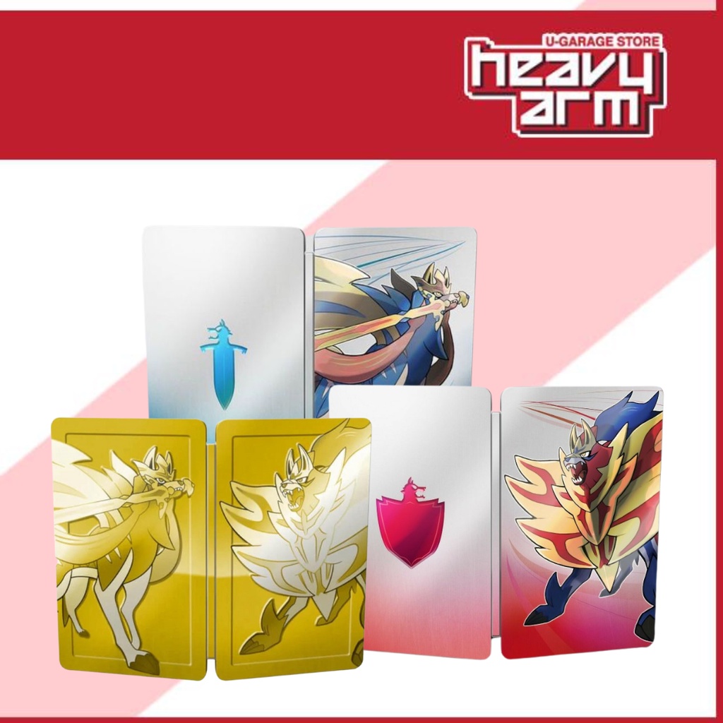 Switch Pokemon Sword Steelcase | Pokemon Shield Steelbook | Pokemon ...
