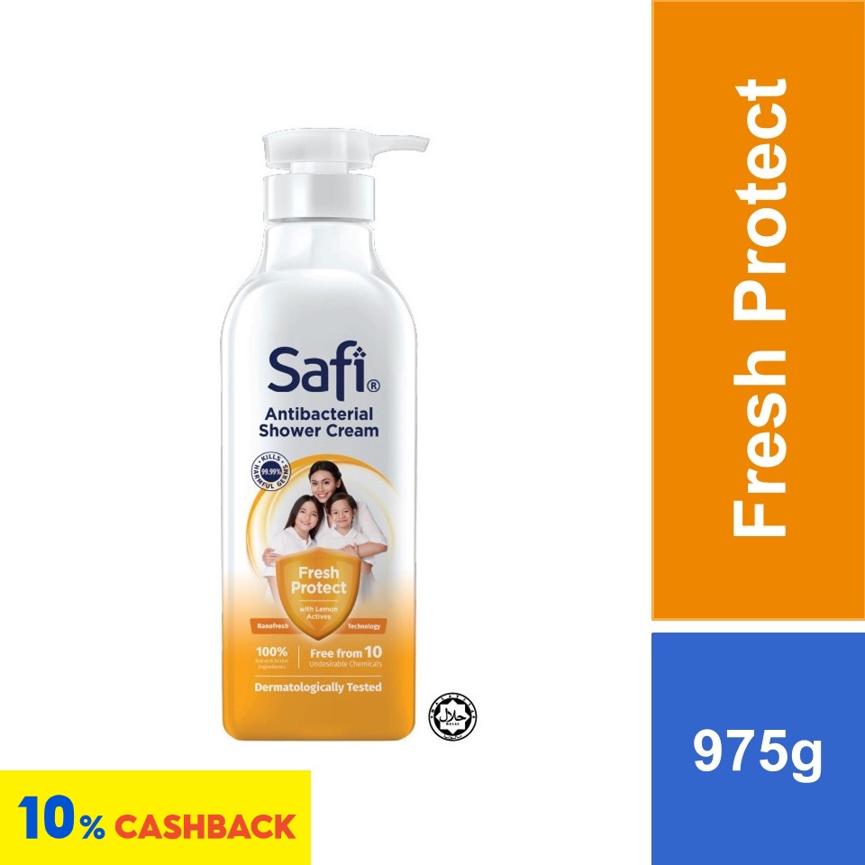 SAFI Antibacterial Shower Cream Fresh protect 975g | Shopee Malaysia