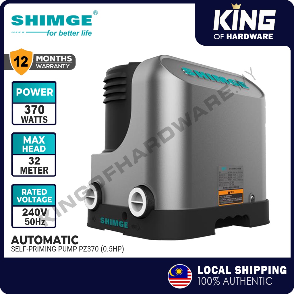 (Free Shipping) Shimge Automatic Self Priming Pump 0.5HP & 1HP | PZ125 ...