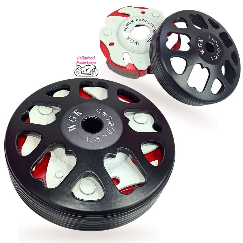 AUTO CLUTCH PULLEY SET RACING WGK NCY + PULLY SPRING + CVT SPRING ...