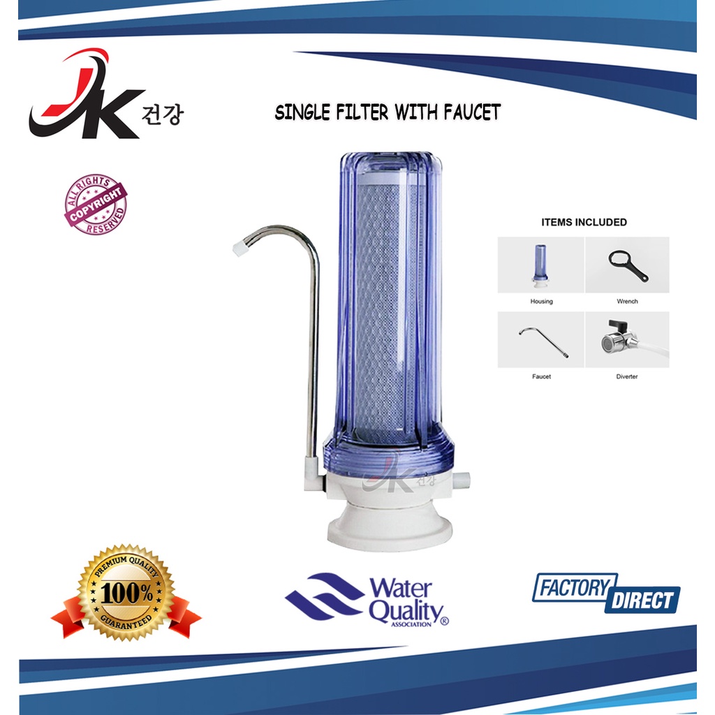 Single Stage Counter Top Domestic Water Filter | Shopee Malaysia