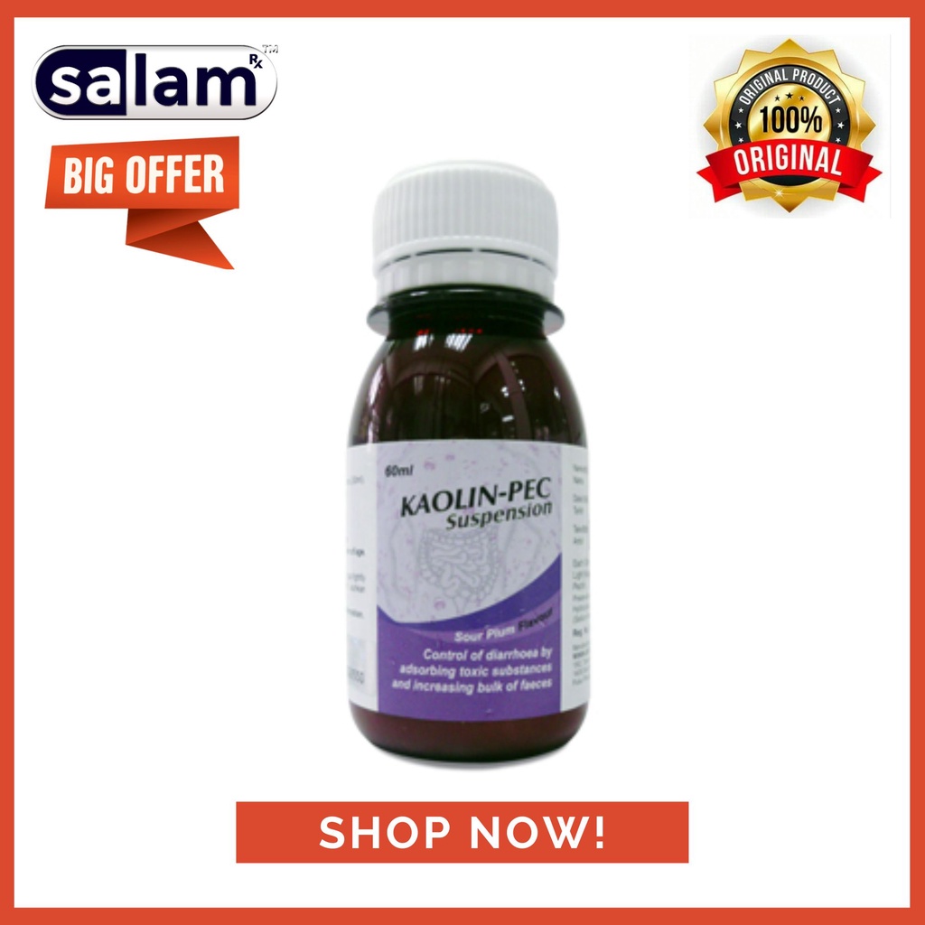 [EXP: 09/2025] KAOLIN-PEC SUSPENSION 60ML (SOUR PLUM FLAVOUR) | Shopee ...