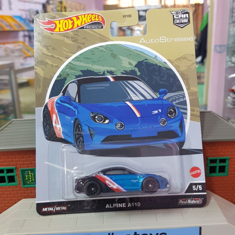 HOT WHEELS PREMIUM ALPINE A110 AUTO STRASSE | Shopee Malaysia