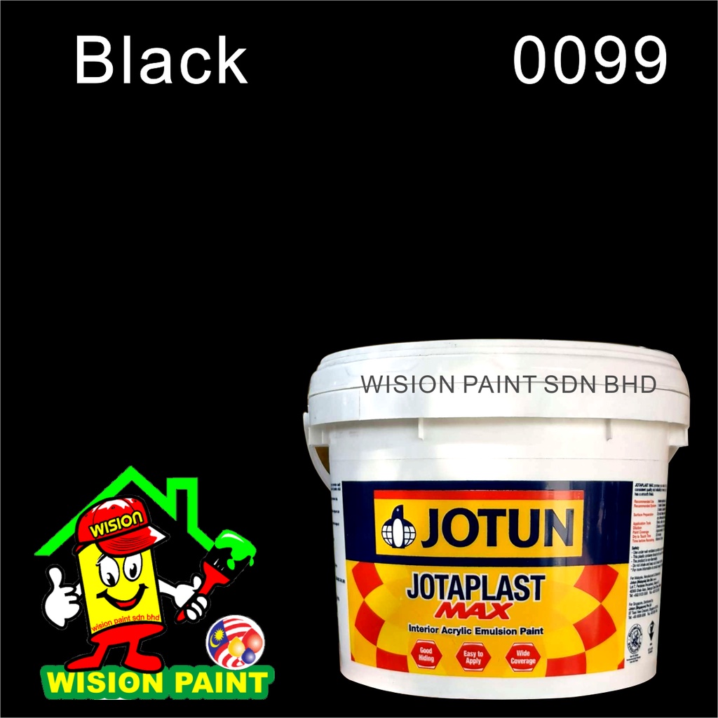 0099 black 7 Liter JOTUN JOTAPLAST MAX Interior Acrylic Emulsion Paint ...