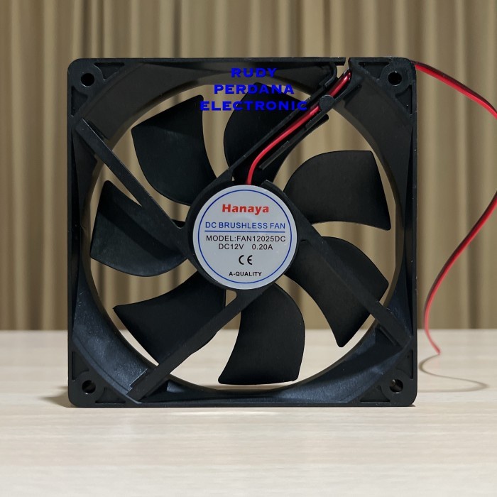 Fan DC 12V 12volt 12CM 12CM HECT | Shopee Malaysia