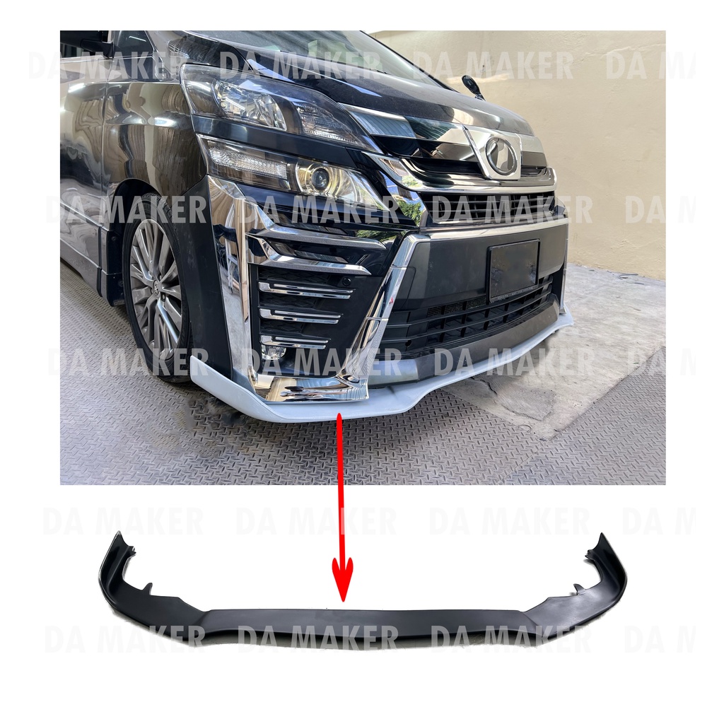 TOYOTA VELLFIRE SIXTHSENSE FRONT LIP SIX SENSE 2008 2009 2010 2011 2012 ...