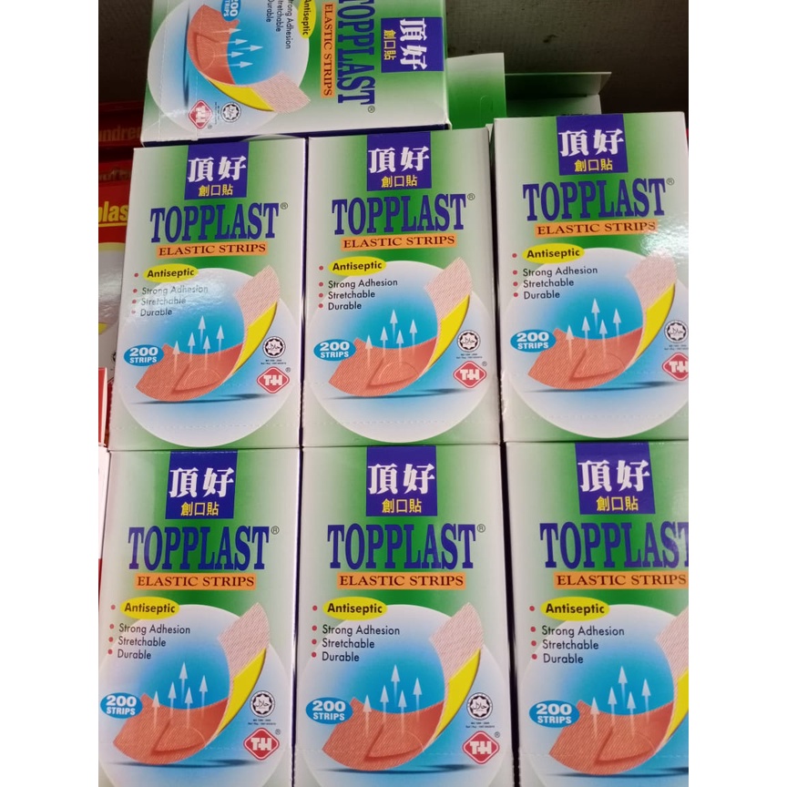 Topplast Elastic Strips / Plaster Luka (200's) | Shopee Malaysia