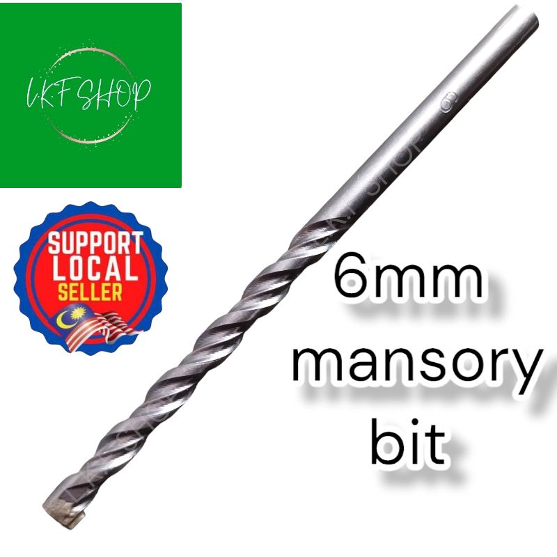 Mansory Drill Bit Wall Cement Drill bit 6mm | Shopee Malaysia