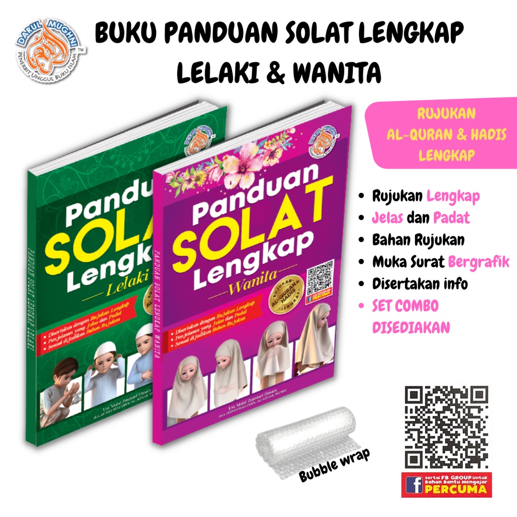 Buku-PANDUAN SOLAT LENGKAP LELAKI DAN WANITA-Buku Solat-Kanak-Kanak ...