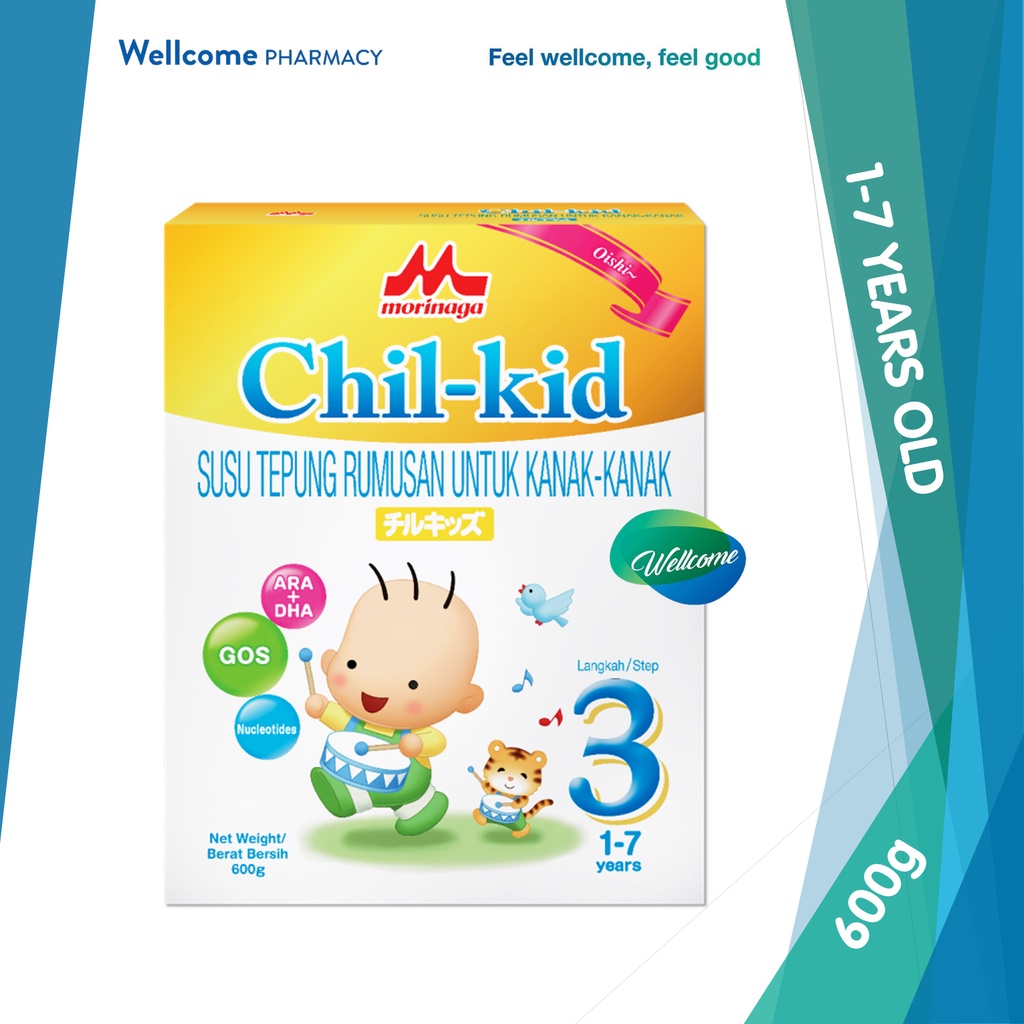 Morinaga Chil-Kid CK-3 Milk Powder for 1-7 Years Old - 600g (Box ...
