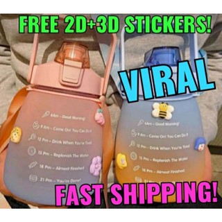 BOTOL AIR FREE STICKER.BIG WATER BOTTLE.BOTOL AIR VIRAL TIKTOK.KIDS ...