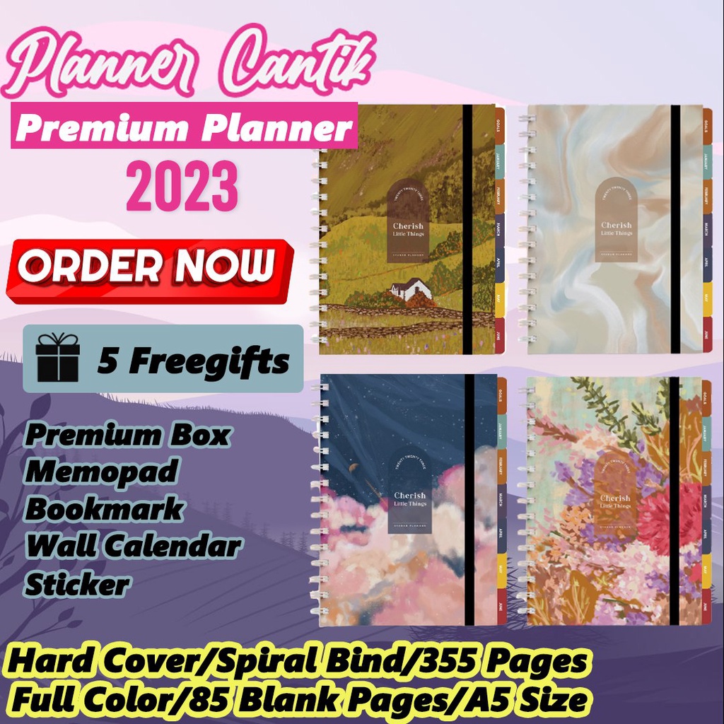 Planner 2023 (Add On Name)-Premium, Standard & Student (Ready Stock ...