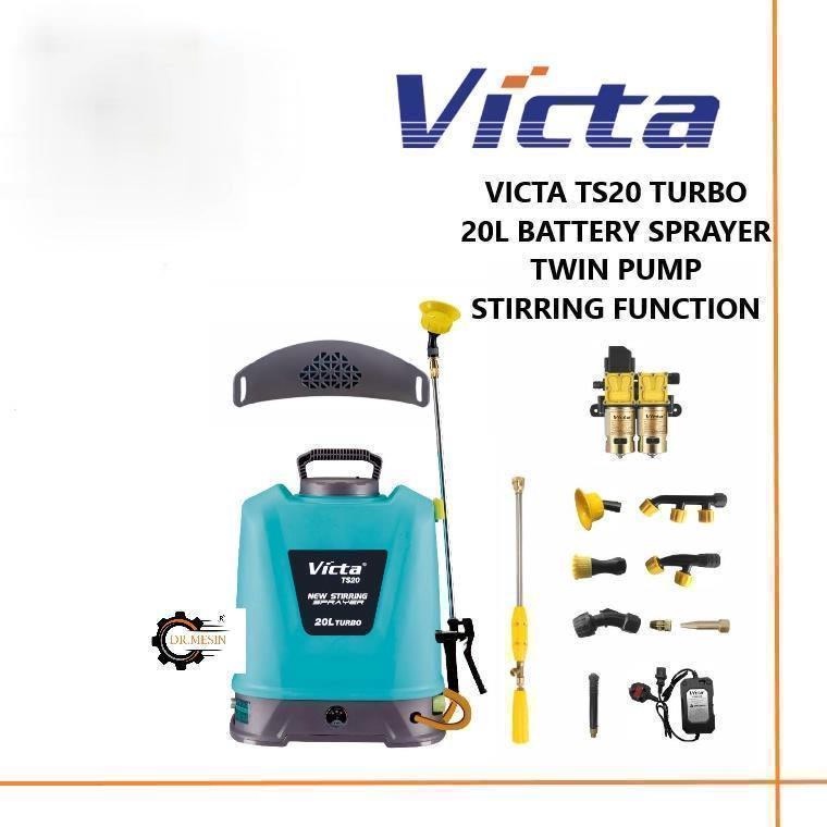 [READY STOCK] VICTA TS20 TURBO BATTERY SPRAYER STIRRING FUNCTION PAM RACUN BATERI | Shopee Malaysia