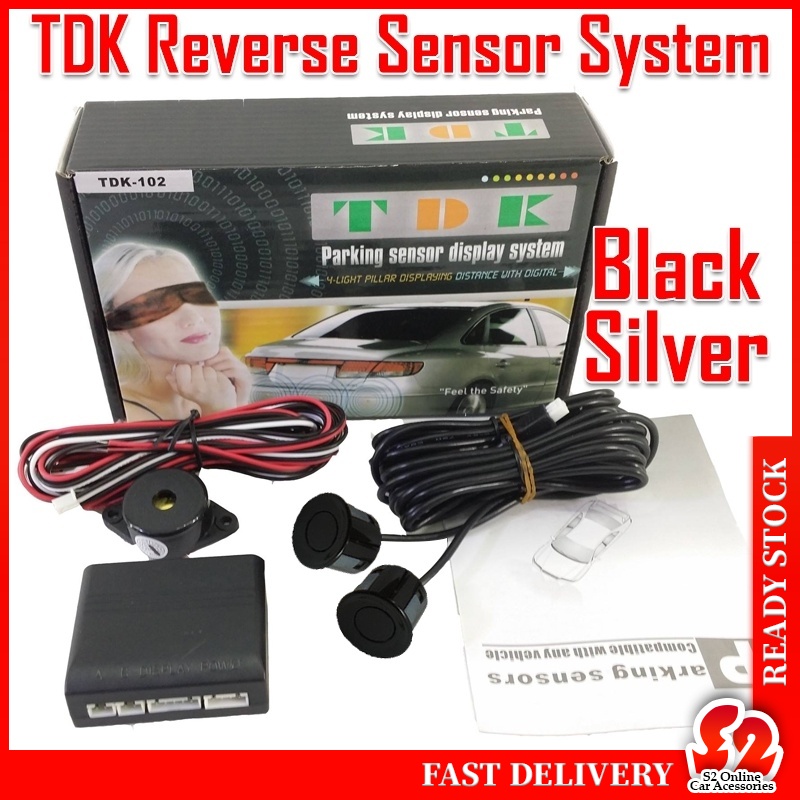 TDK Reverse Sensor System Universal 2 Eyes 23mm Parking Reverse Sensor ...