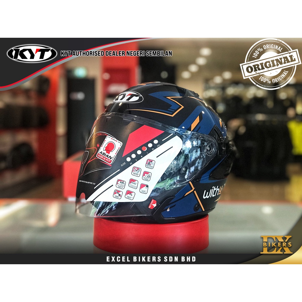 KYT HELMET NFJ WITHU RNF 2022 /KYT NFJ/OPEN FACE HELMET/KYT HELMET ...