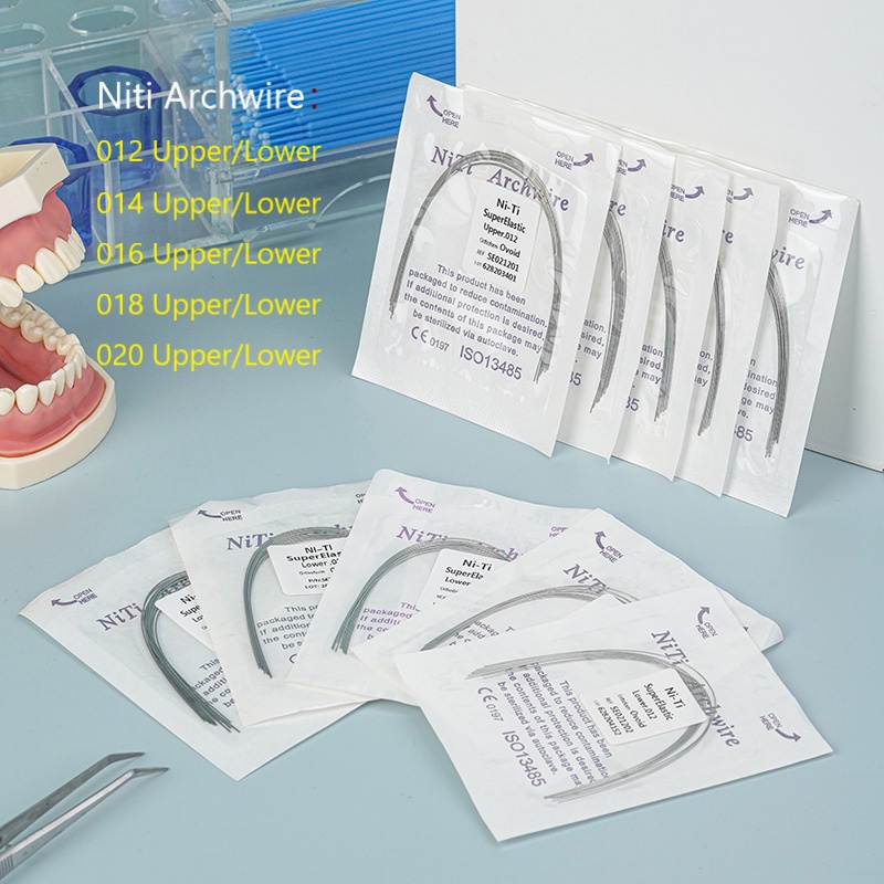 10 Pcs/pack Dental Niti Arch Wire Super Elastic Nickel-titanium Arch ...