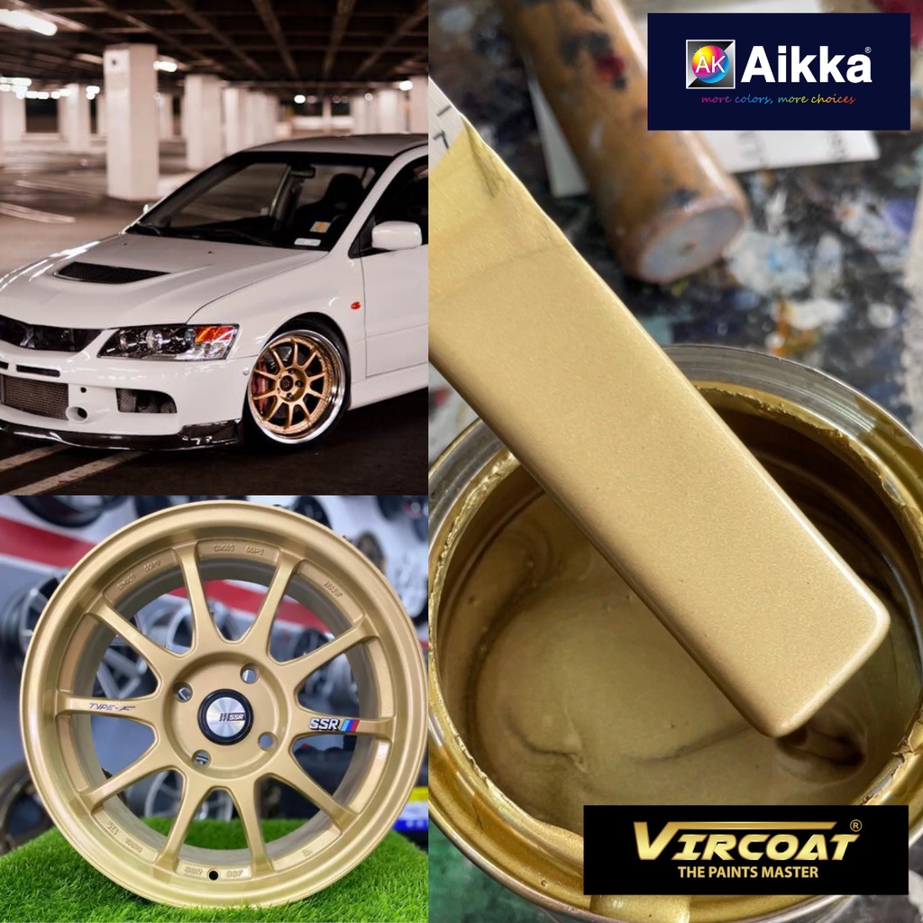 AIKKA Sport Rim Paint Aerosol Spray 2K Paint Motor Paint Touch Up Paint ...