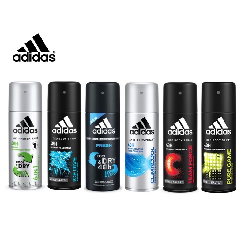 Adidas Men Deodorant Body Spray For Him 150ml | Shopee Malaysia