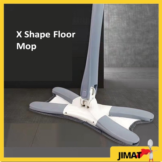 X Shape Flat Mop | Easy Squeeze Mop Self Wringing Flat Mop | Hand-Free ...