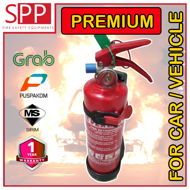 Sirim Certified SRI Eversafe 1KG ABC Dry Powder Portable Fire ...