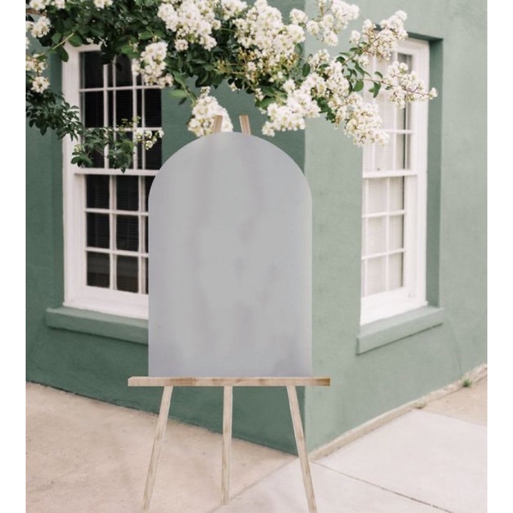 Blank A2 Size Acrylic Wedding Welcome Board Sign, Papan Kosong Kahwin ...