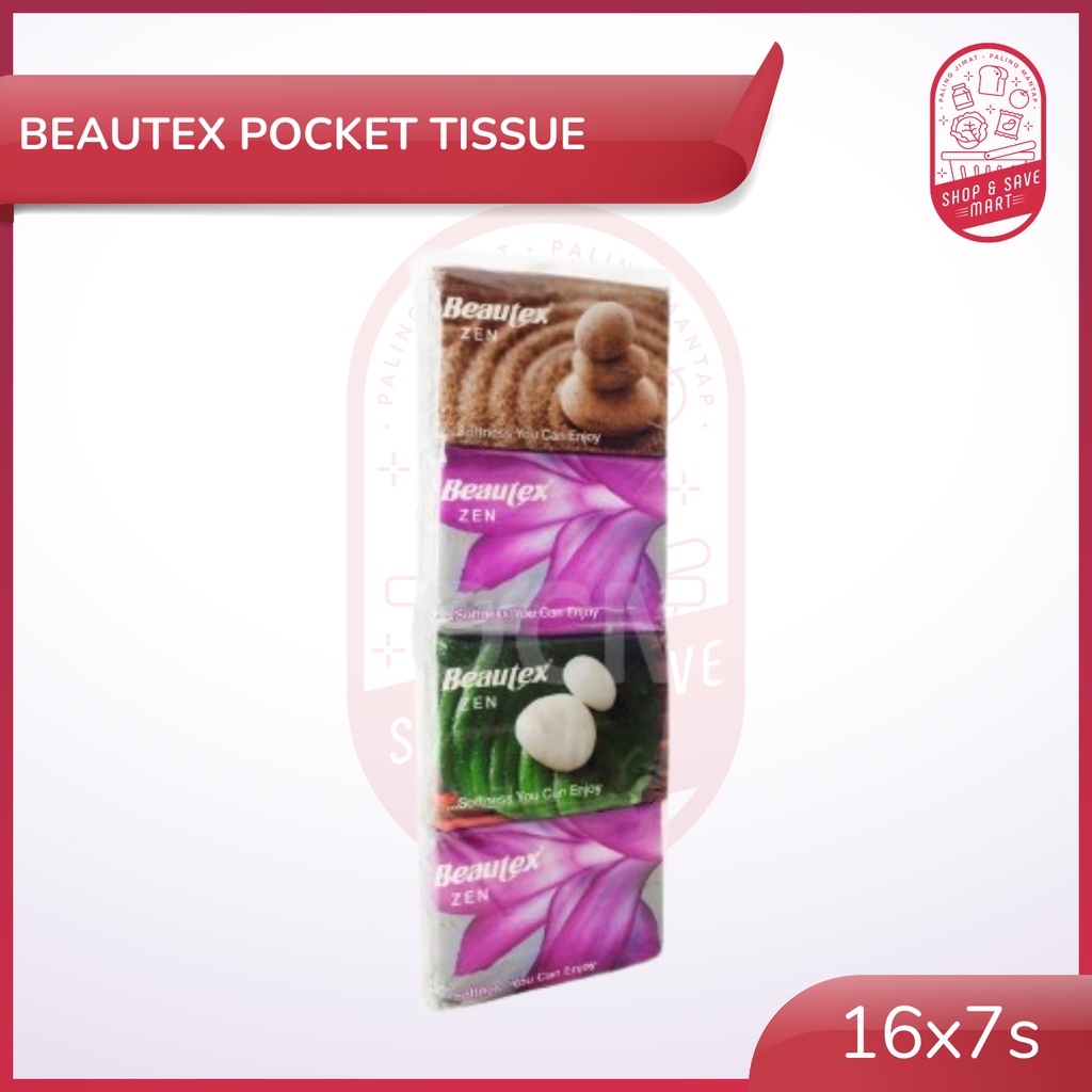 Beautex Zen Pocket Tissue - 16packs x 7s | Shopee Malaysia