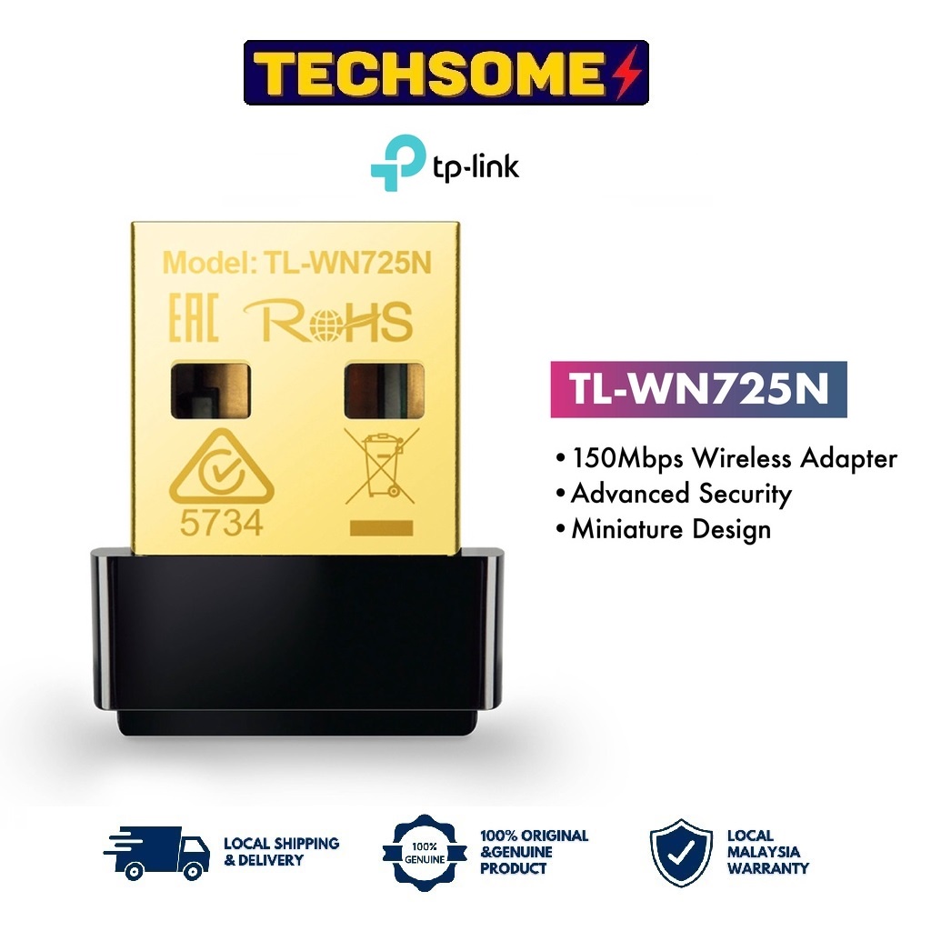 TP-Link TL-WN725N Nano Size Wireless N 150MBPS USB Wifi Adapter ...