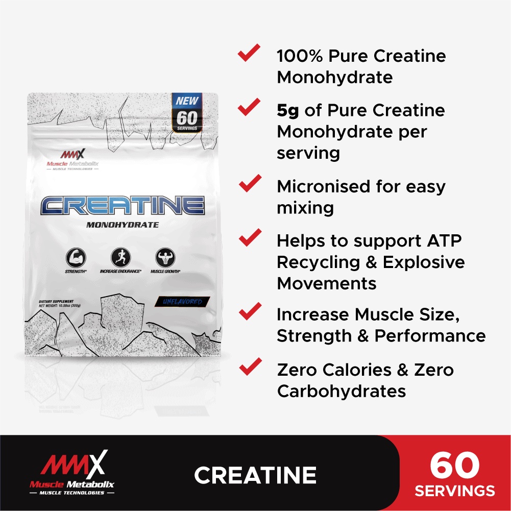 MMX Muscle Metabolix | Metabolix Creatine Monohydrate 300g ON CREATINE ...