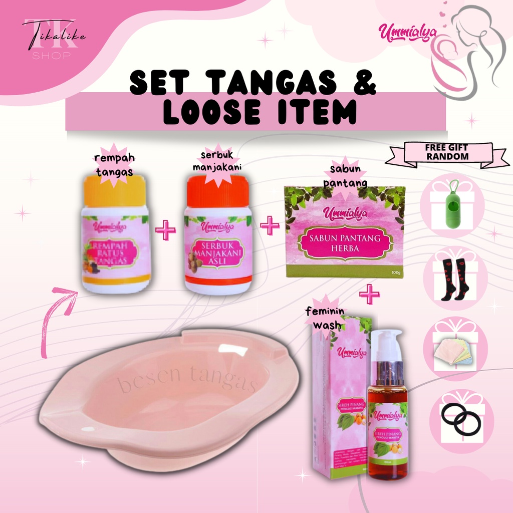 BESEN TANGAS / REMPAH TANGAS / SERBUK MANJAKANI / SABUN PANTANG / SET ...