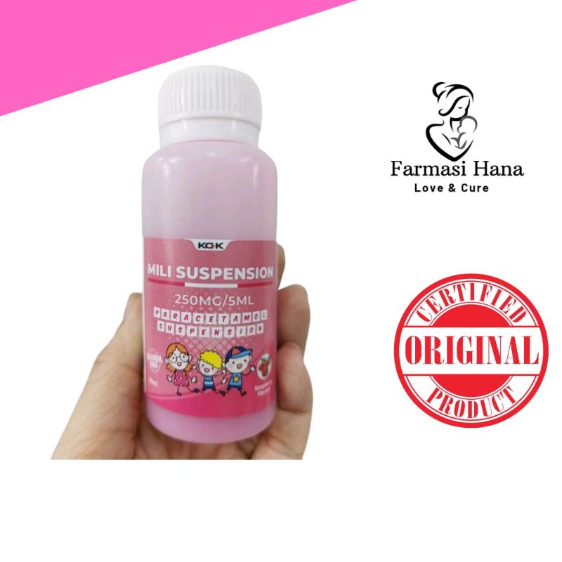 MILI SUSPENSION 60ML PARACETAMOL PCM SYRUP | Shopee Malaysia