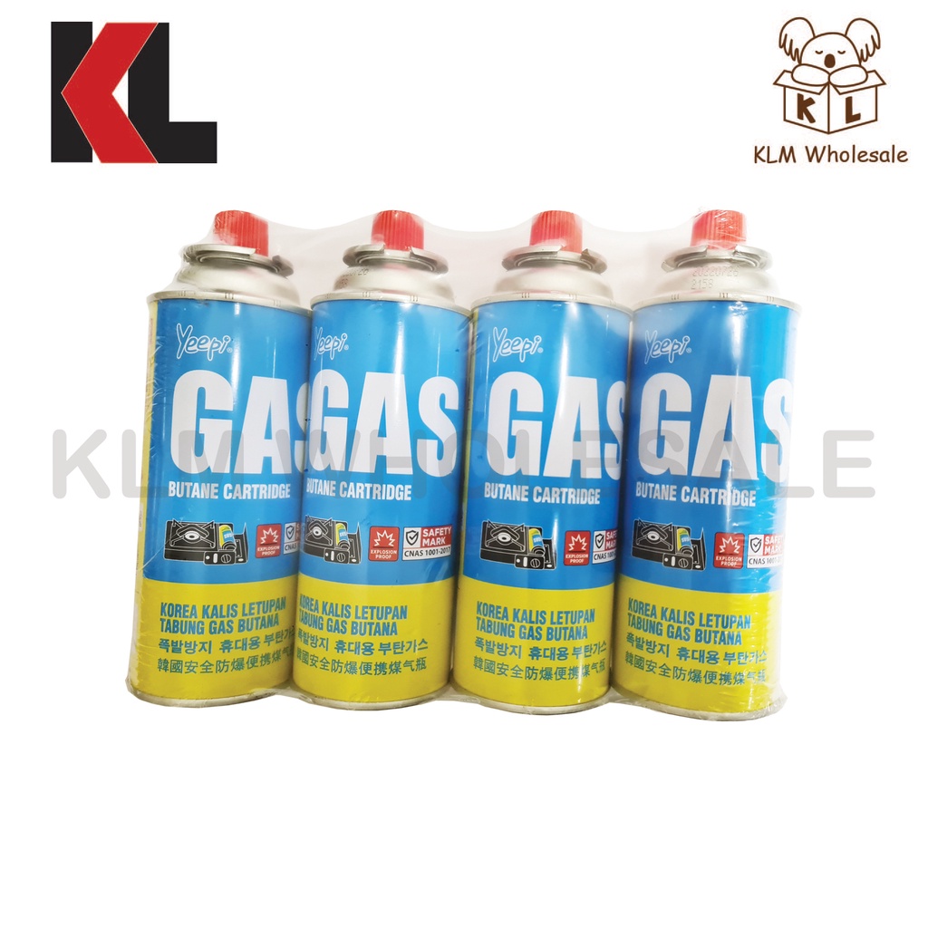 Yeepi Mini Gas Tong / Gas Kecil / Gas Steamboat / Butane Gas Refiill (4 ...