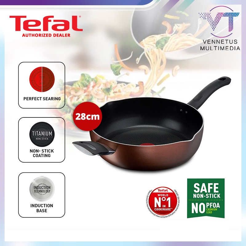 Tefal Day By Day Non Stick Deep Frypan ( 28cm G14366/G1436695 )/( 24cm G14364 G1436495 ...