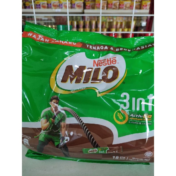 Nestle Milo 3 in 1 (18 Stik) | Shopee Malaysia