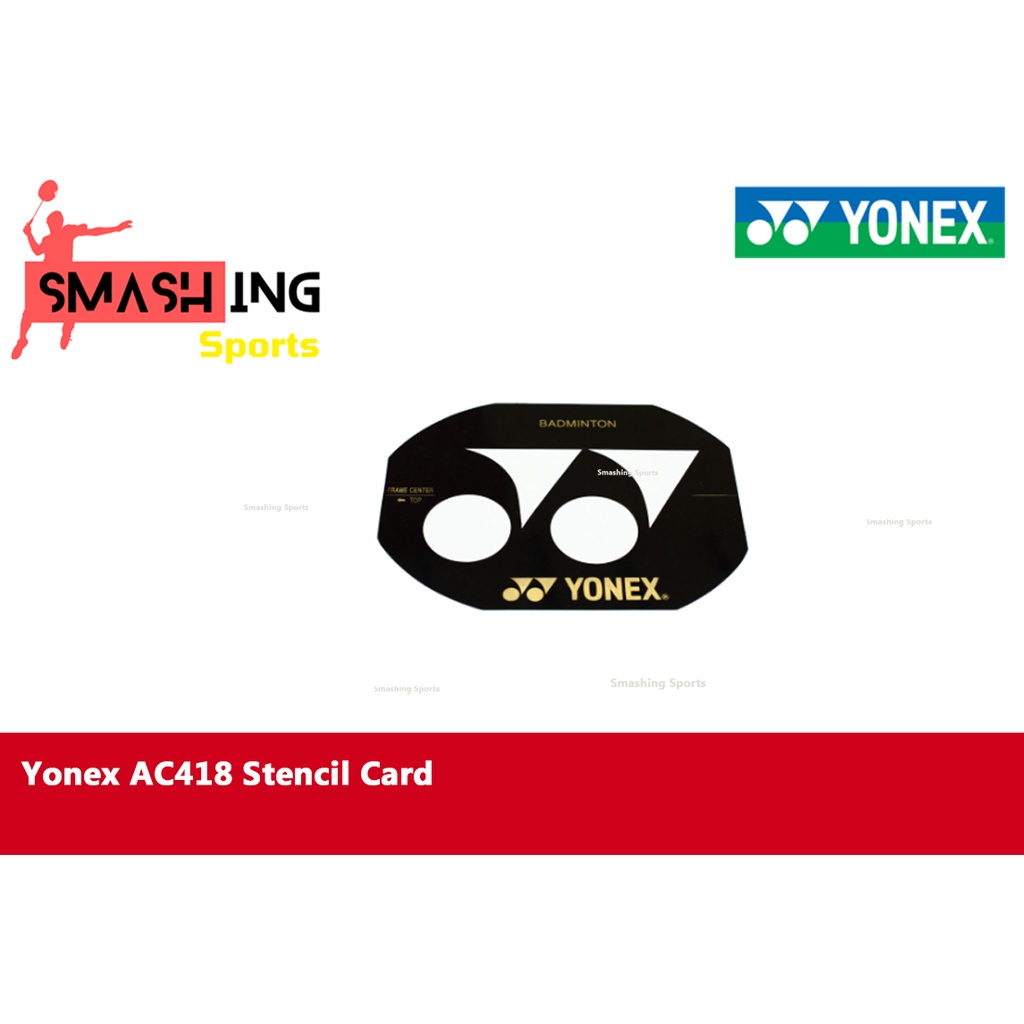 Yonex Badminton Stencil Card AC418 (100% Original) | Shopee Malaysia