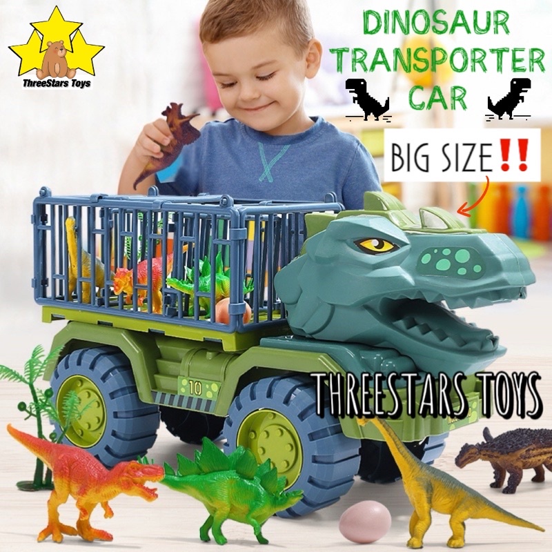 Big Dinosaur Car Truck Toys T-REX Dinasour Toys Vehicle Toys Dinosaur ...