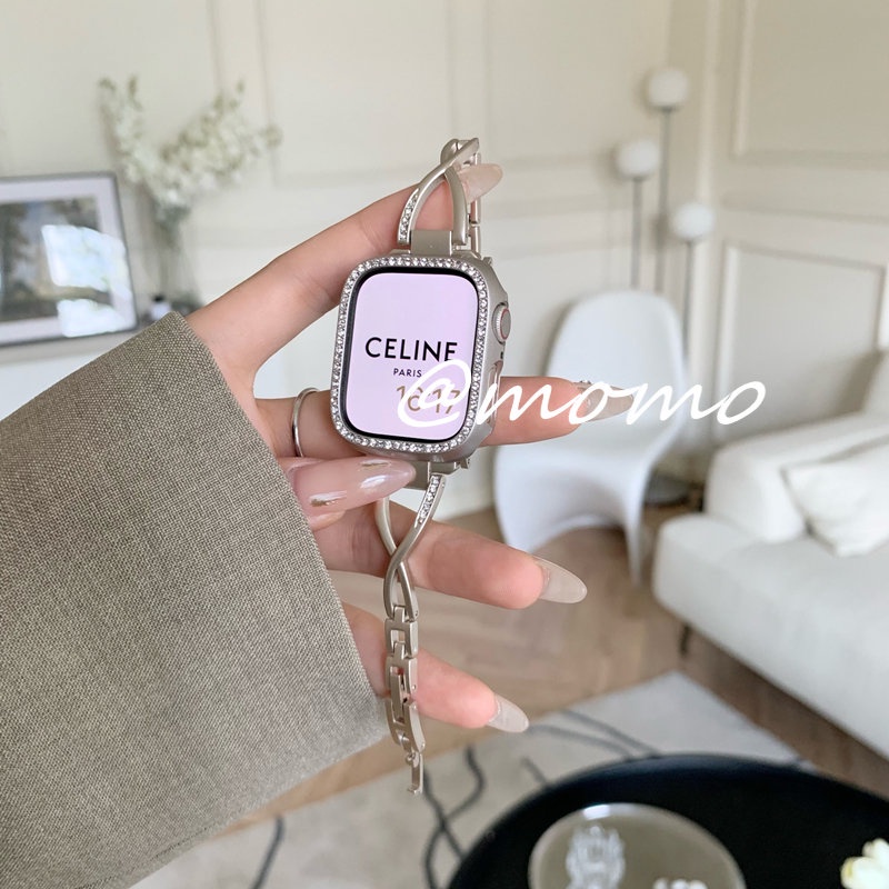 Starlight Color Chic Diamond Stainless Steel silm iWatch Strap for ...