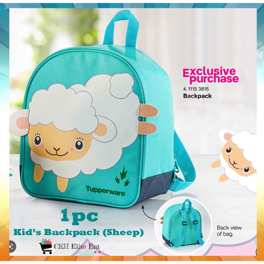 Tupperware Sheep Cartoon Backpack | Shopee Malaysia