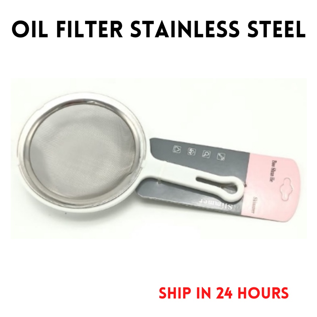 Oil Filter Tea Strainer Stainless Steel Penapis Minyak Masak Air Teh ...