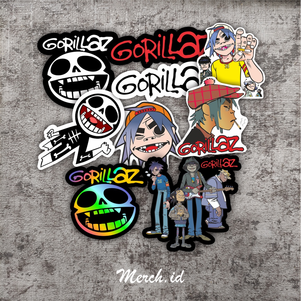 Gorillaz band Sticker/Sticker PACK | Shopee Malaysia