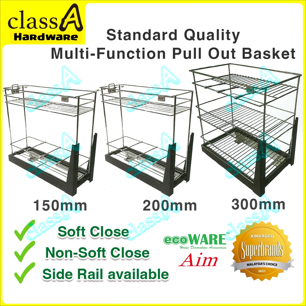 ClassAHW Multi-Function Kitchen Cabinet Two Layer Pull Out Basket ...