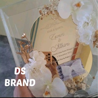 Kotak Acrylic Duit Hantaran Kahwin / Mas Kahwin / Acrylic Gift Box ...