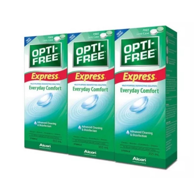 [ ALCON ] Opti-Free Express 3 x 355ml | Shopee Malaysia